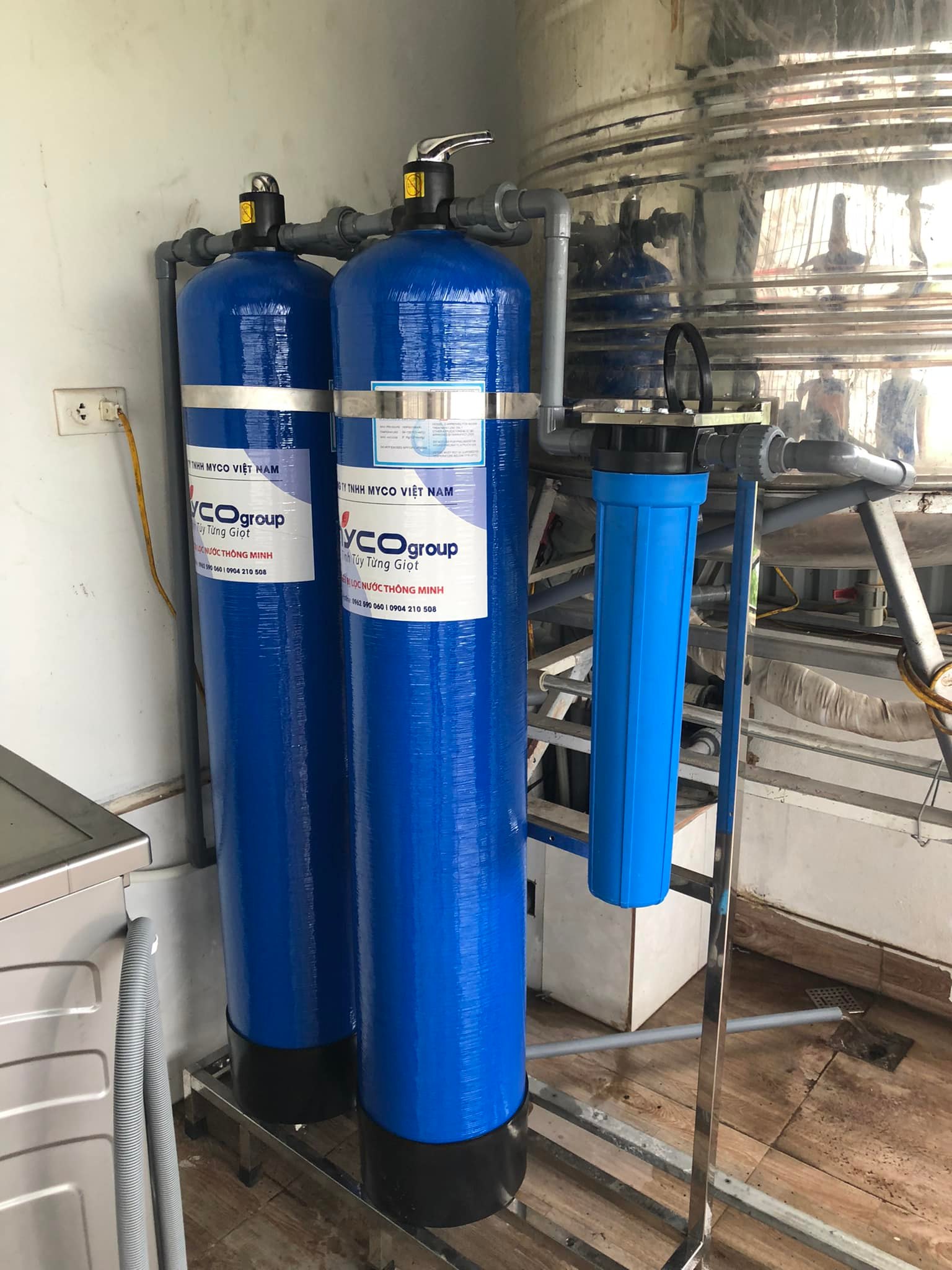 Cột Lọc Thô Composite Lọc Nước Nhiễm Phèn Hiệu Quả - Xử lý nước MYCOgroup